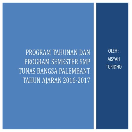 Prota dan prosem SMP kelas 9 | DOCX