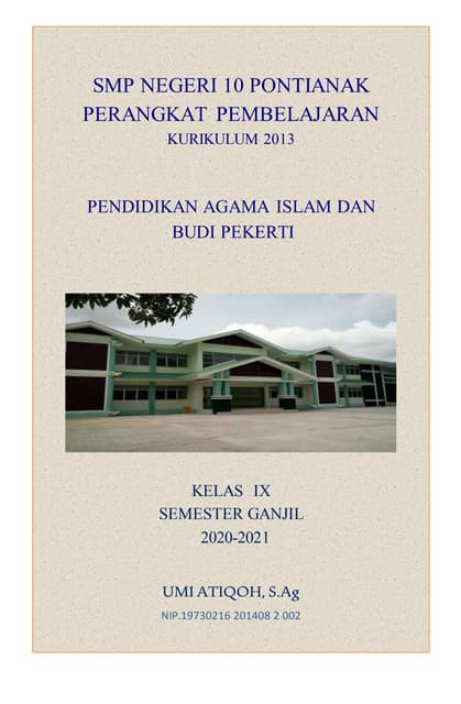 Lkpd pai kelas 7 pertemuan 1 | PDF
