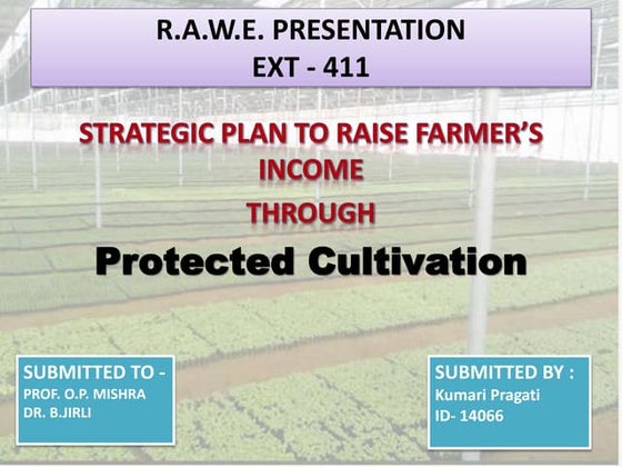 FARM PLAN MODELS Of INTEGRATED FARMING SYSTEM For Small and Marginal ...