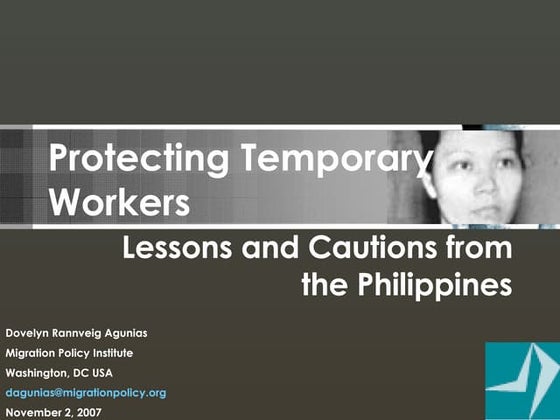 OFW overseas filipino workers the ofw phenomenon | PPTX | Government ...