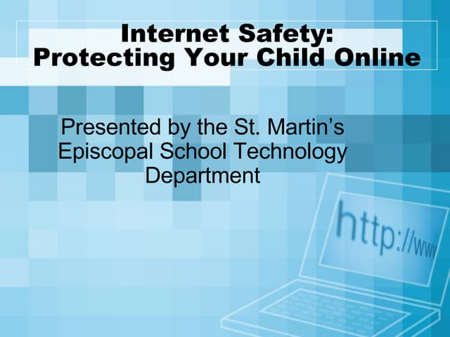 Internet Safety for Children Powerpoint | PPT