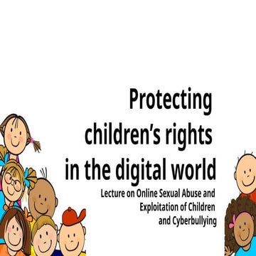 Anti-Online Sexual Abuse or Exploitation of Children (OSAEC) and Anti ...