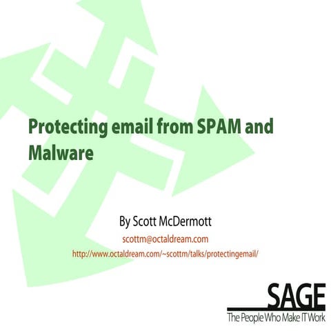 Protecting E-mail From SPAM and Malware | PPT