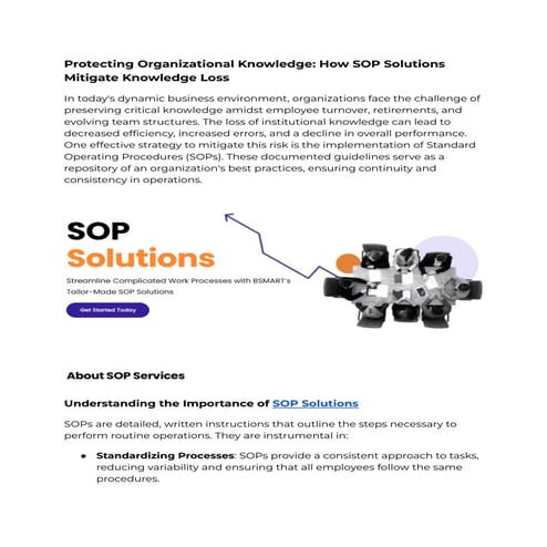 Protecting Organizational Knowledge_ How SOP Solutions Mitigate ...