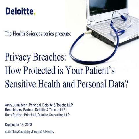 Protecting Patient Information Pdf