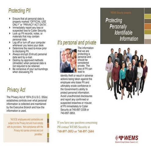 Protecting PII | PDF