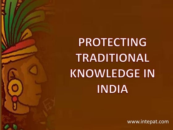 Traditional knowledge | PPT
