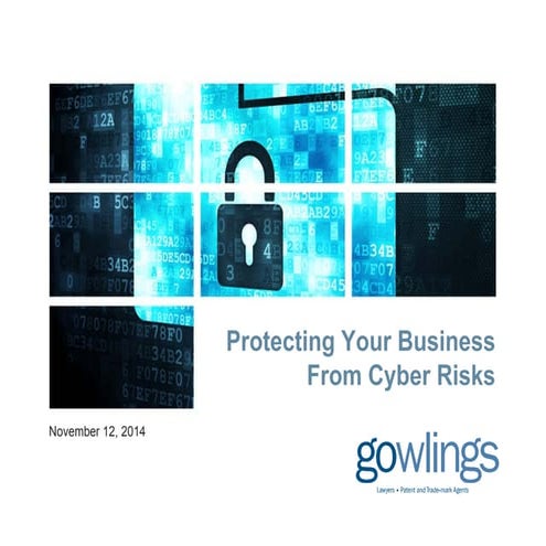 Protecting Your Business From Cyber Risks | PDF