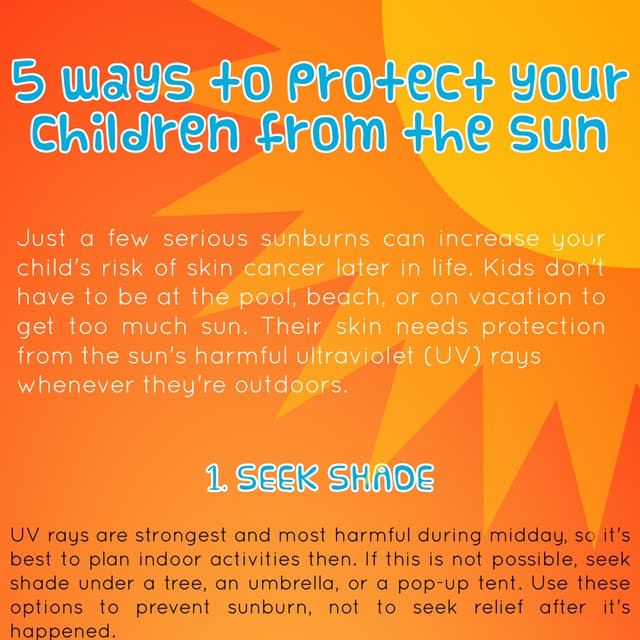 Protecting Your Child From The Sun | PDF