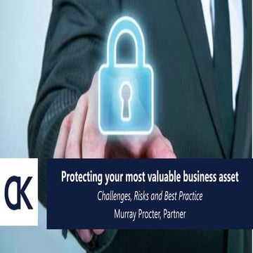 Protecting your most valuable business asset | PPT