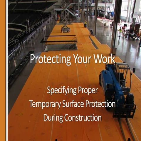 Protecting your Work - Surface Protection Education from Skudo | PPTX