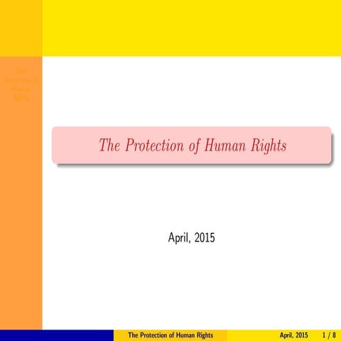 The Protection of Human Rights | PPT