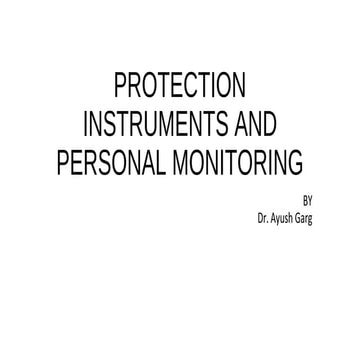 Protection instruments and personal monitoring | PPT