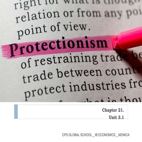 Protectionism - IB Economics | PPTX