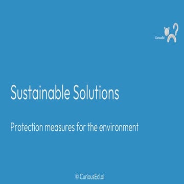 Protection Measures for the Environment – Indian Policies & Sustainable ...