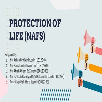 Protection of life | PDF