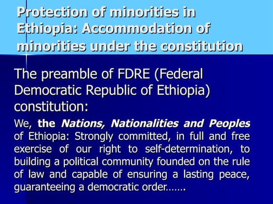 Policy of minority representation | PDF