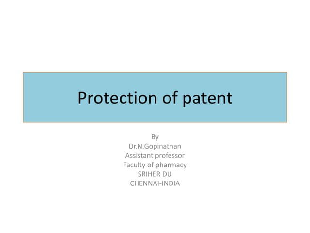 Intellectual property rights(I.P.R.) and traditional knowledge ...