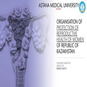 Protection of reproductive health of women shashwat | PPTX