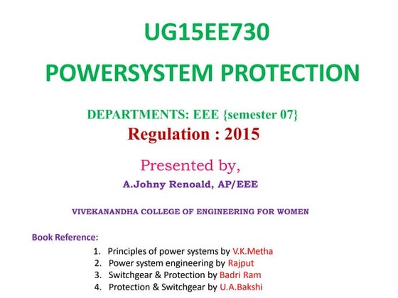 Protection Relays Numbering (ANSI) | PDF