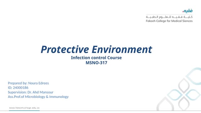 Reverse Barrier Nursing Neutropenic care | PPTX