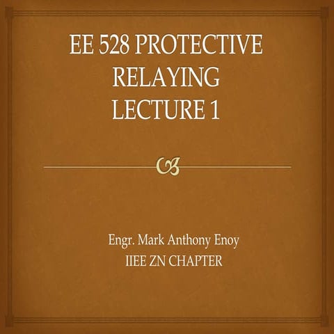 Protective Relaying Pptx