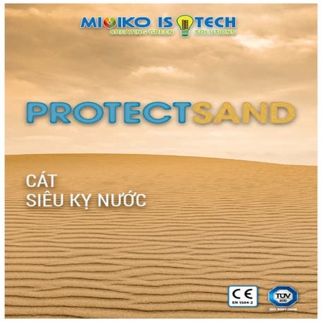 CÁT KỴ NƯỚC "Protectsand" .Hydrophobic Sand "Protectsand" | PDF