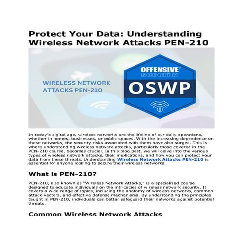Protect Your Data_ Understanding Wireless Network Attacks PEN-210.docx