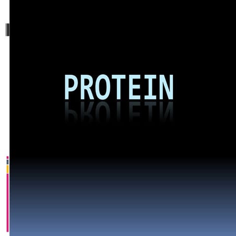 Protein | PPTX