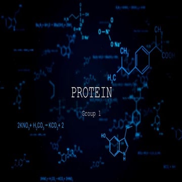 Protein; its functions | PPTX
