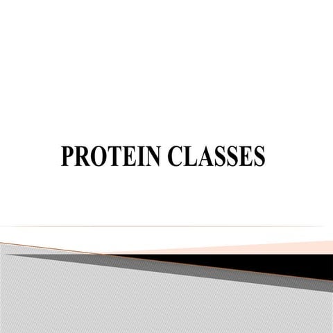 protein classes.pptx.....protein structure | PPT
