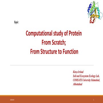 Computational biology- Secondary structure prediction -GOR | PDF