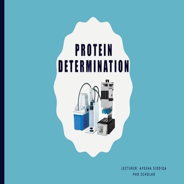 Determination of Protein content in foods .pptx