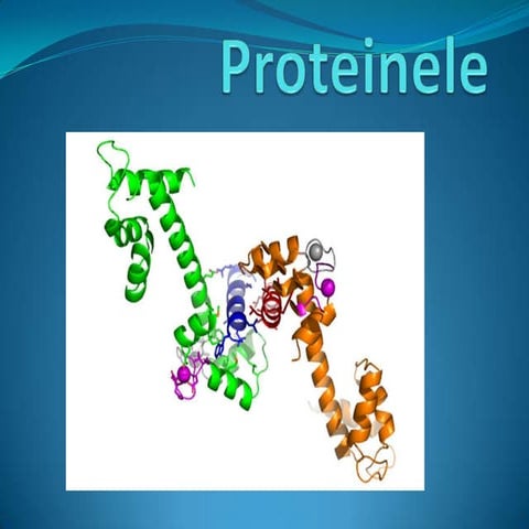 Proteinele | PPTX