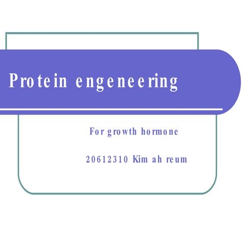 Protein Engeneering | PPT