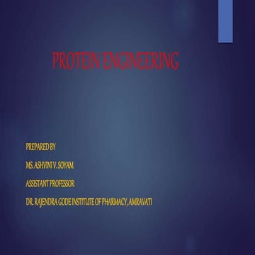 Protein Engineering - Ashvini.pptx