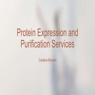 Protein expression and purification services from creative biomart | PPT