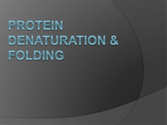 Protein primary structure determination | PPTX