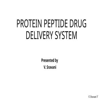 formulation and evaluation of delivery system of protein and peptide.pptx
