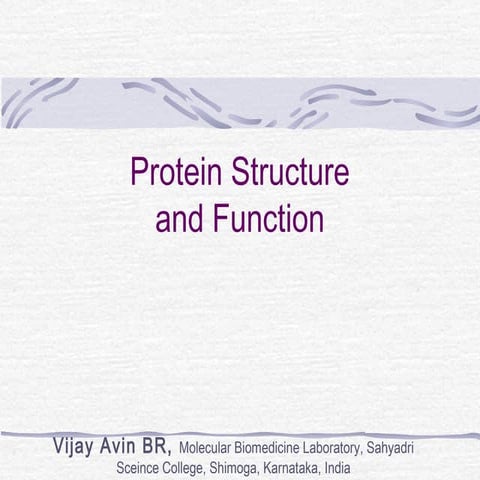 Proteins overview | PPT