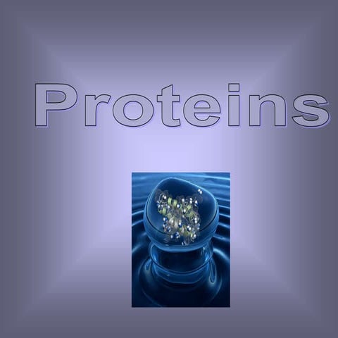 Proteins | PPT