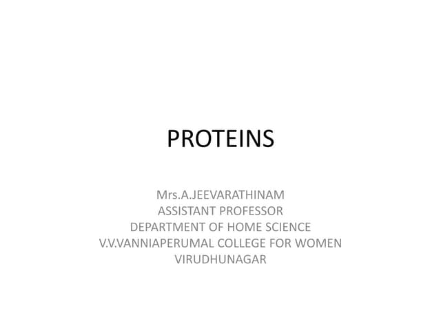 Protein Structure and Function | PPTX | Endocrine and Metabolic Diseases | Diseases and Conditions