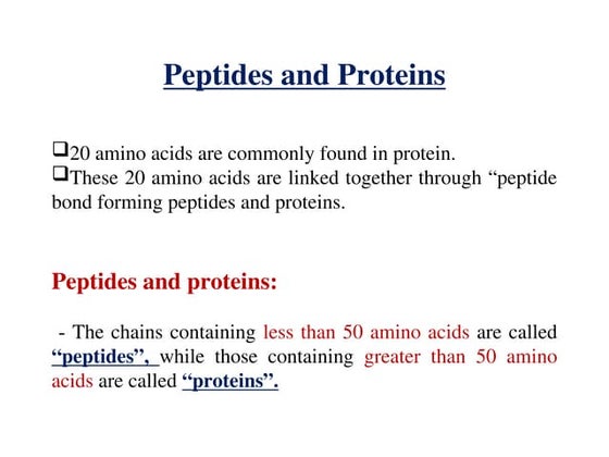 Biochemistry lecture notes proteins | PDF | Chemistry | Science