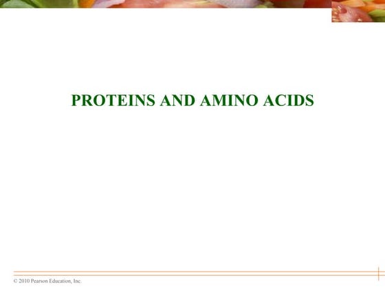 General biochemistry and math PROTEINS-2.ppt
