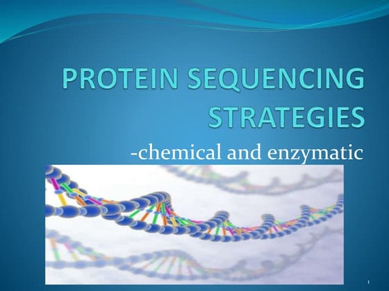 Sequencing of protein | PPT