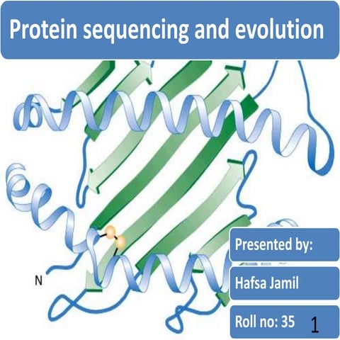 Protein sequencing | PPTX