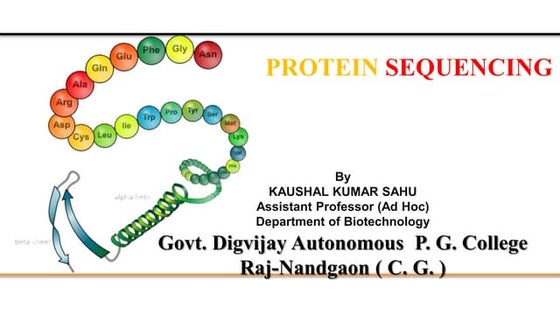 Sequencing of protein | PPT
