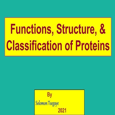 Proteins Handout.pptx | Chemistry | Science