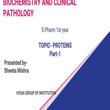 Proteins part 1 | PPT