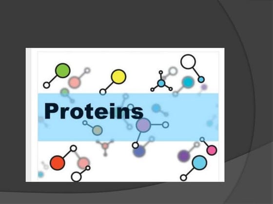 Proteins | PPTX | Biological Sciences | Science